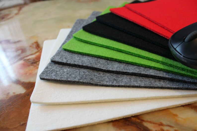 Mouse Mat Pad Eco Friendly Color Felt 4 Mm NICE New Fabric - Etsy
