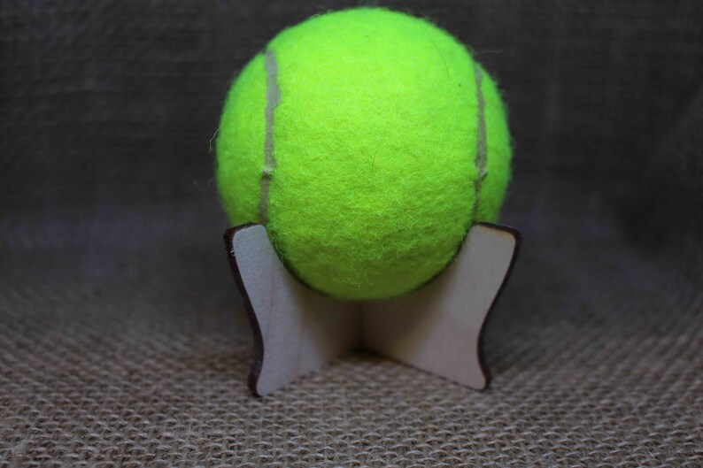 Tennis Ball Display Stand Plywood Signed Autographed Holder | Etsy