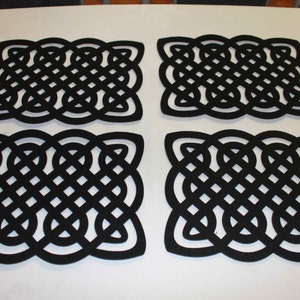 Celtic Knot Table Mats Placemats Set of 4 Pieces - Etsy