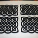 Celtic Knot Table Mats Placemats Set of 4 Pieces - Etsy