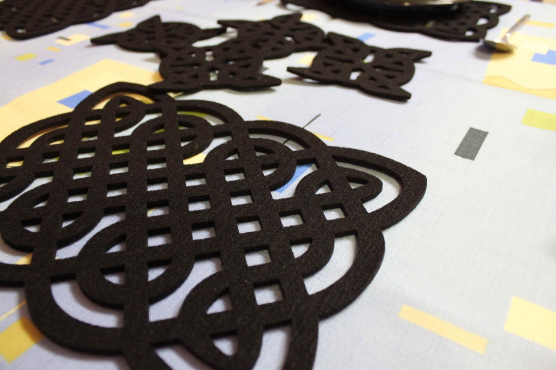 Celtic Knot Table Mats Placemats Set of 4 Pieces - Etsy