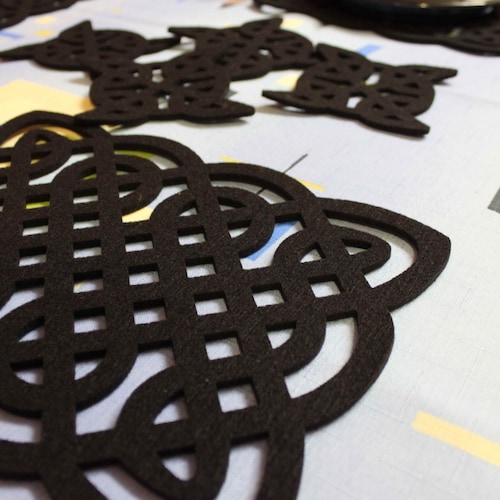 Celtic Knot Table Mats Placemats Set of 4 Pieces - Etsy
