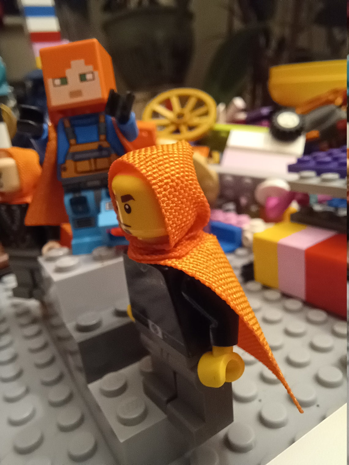 Sets of 4 Items CUSTOM Capes Hoods for Your Lego Minifigures - Etsy