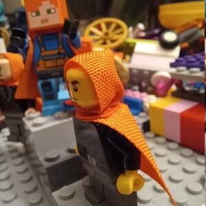 Sets of 4 Items CUSTOM Capes Hoods for Your Lego Minifigures - 2 Capes ...