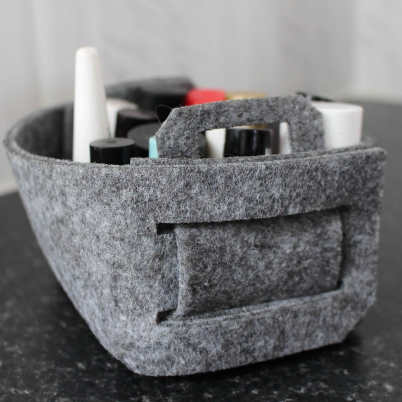 Felt Storage Basket - Etsy