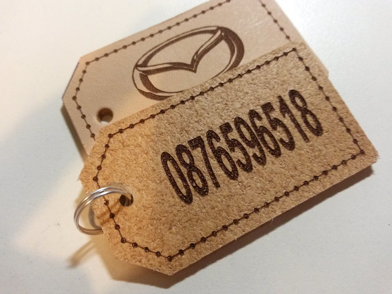 Leather Custom Personalised Car Logo Symbol Keychain Keyrings - Etsy