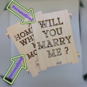 Will You Marry Me Proposal Wedding Message Box Gift Ideas Candle Tea ...