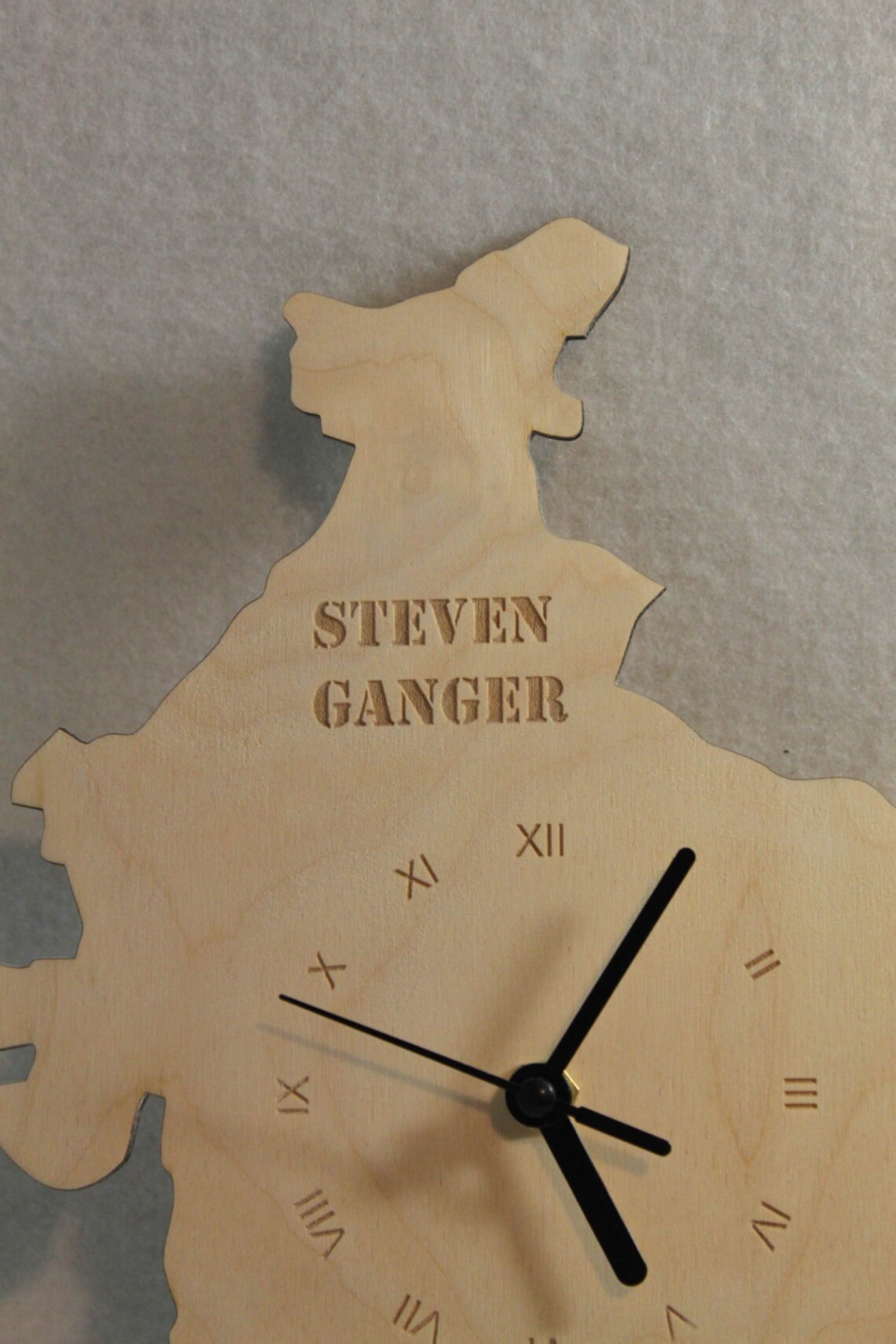 Custom Unique Bespoke India Shape Clock India Map Wooden | Etsy