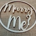 Marry Me? Round Sign, Engagement Party Decoration, Backdrop Wooden Sign ...