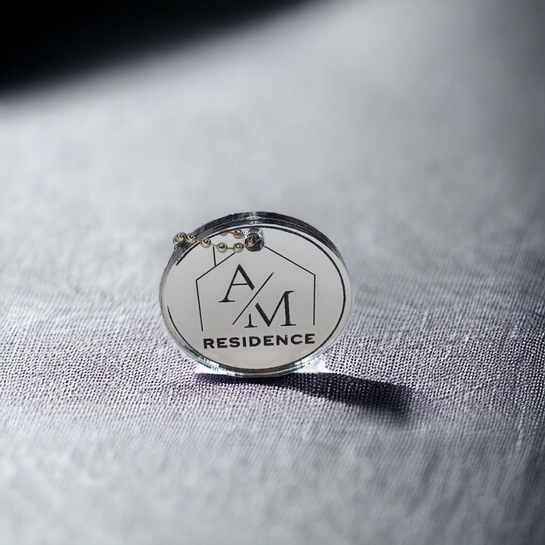 Modern New Home Keyring Personalised Set of 2 Couples First Home New ...