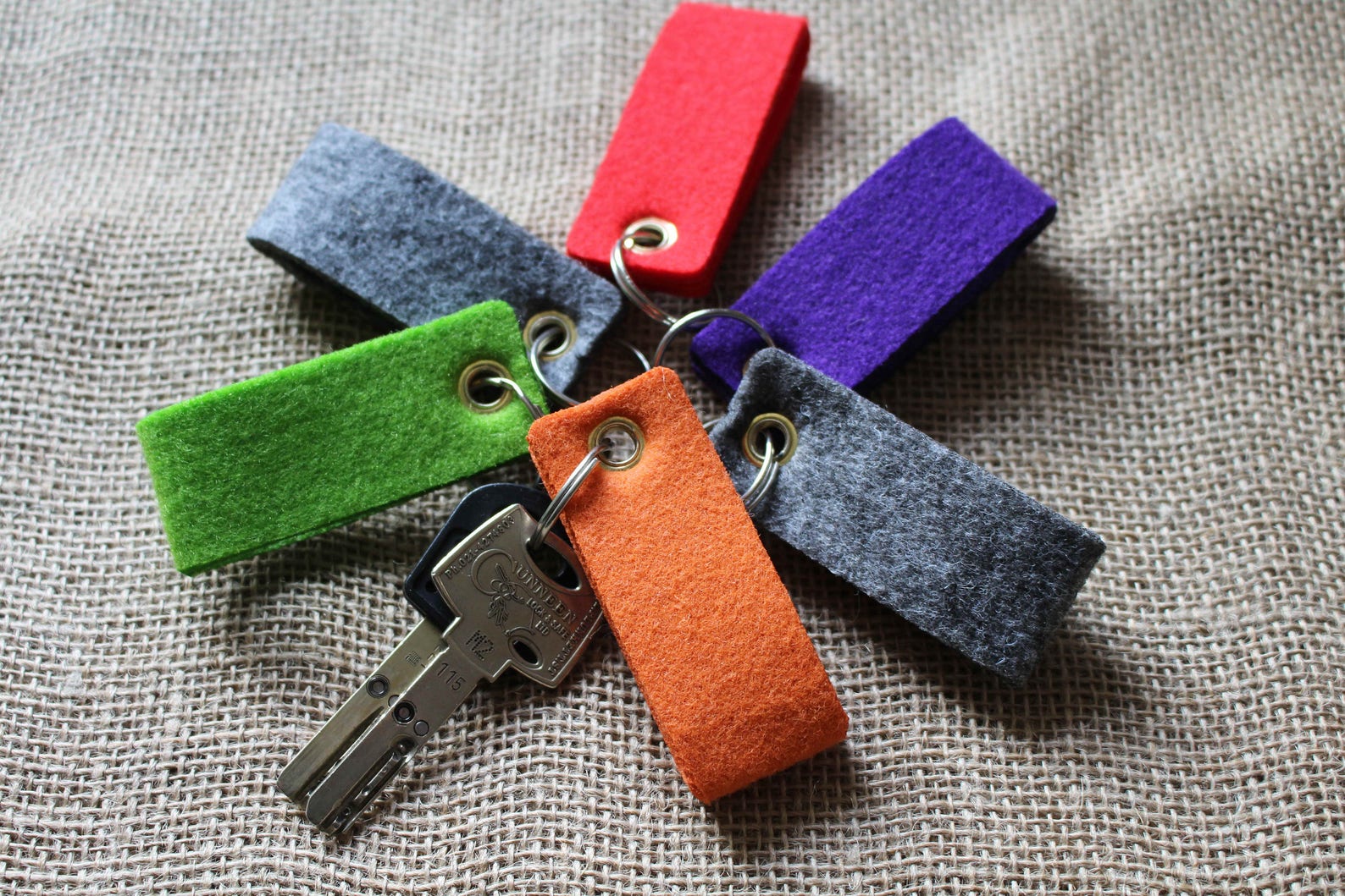 Cool Gadget Multifunction Felt Key Chain Fob Earphone Cable | Etsy