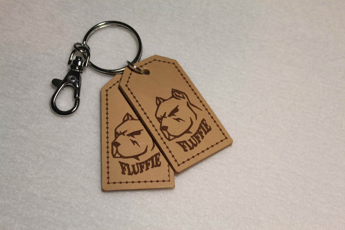 Leather Custom Personalised Logo Symbol Keychain Keyrings Gift | Etsy