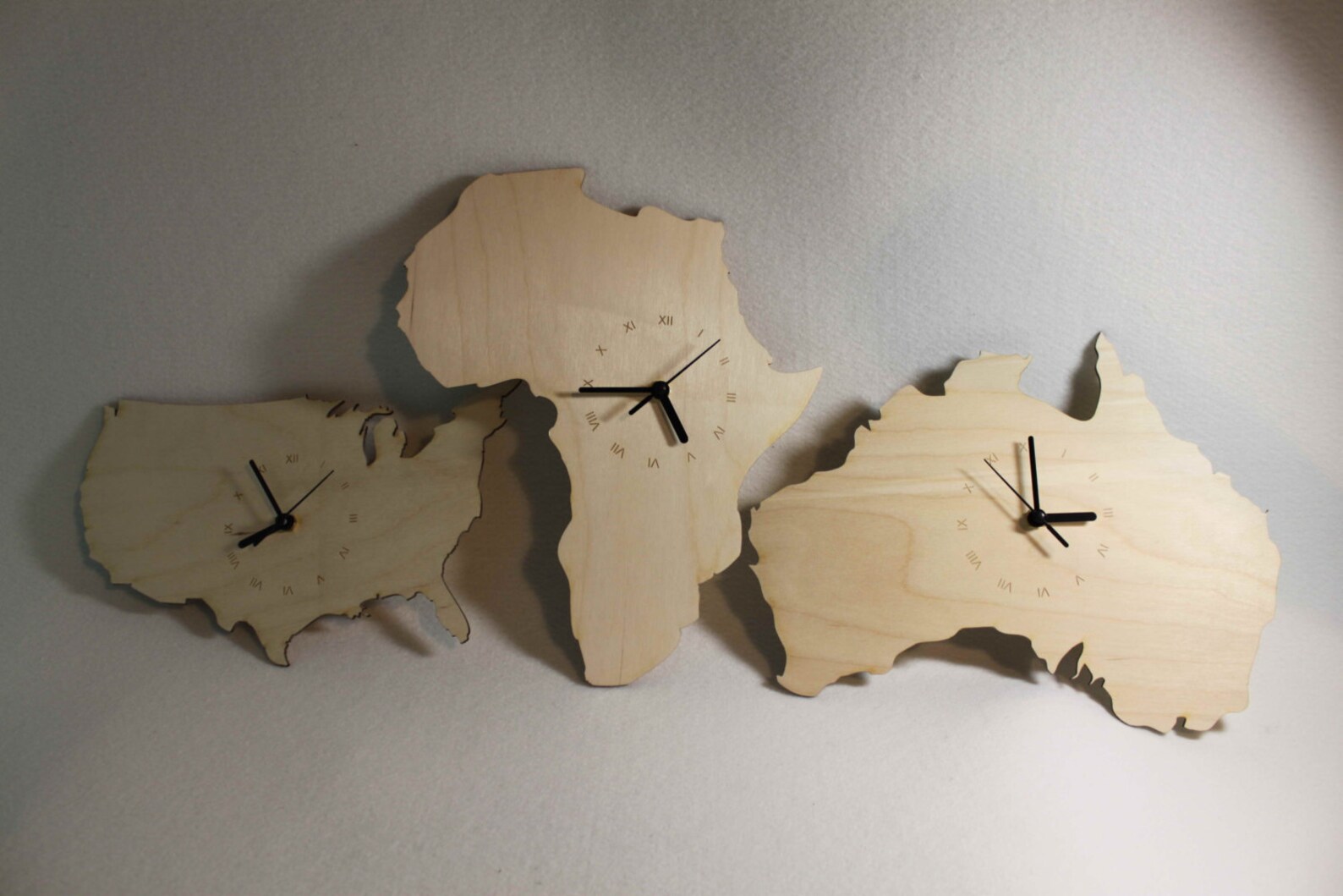 Custom Unique Bespoke Africa Shape Clock Africa Map Wooden - Etsy Ireland