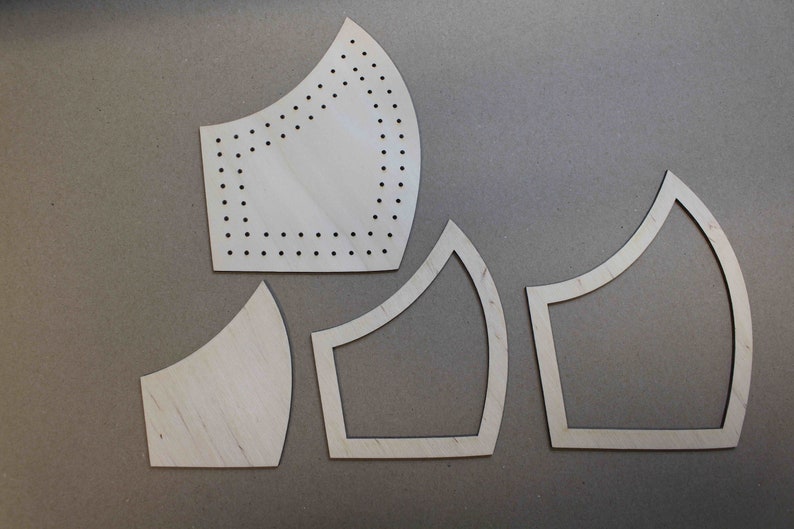 Face Mask Pattern Template Classic Style - Etsy