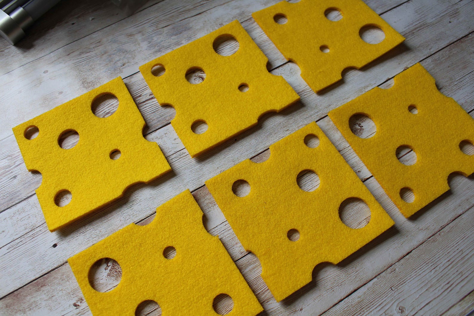 Funny Coaster Cheese Shape and Colour | Etsy