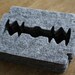 New Shape Grey Felt Coaster Razor Blade Shape Set of 6 - Etsy