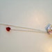 Flirty Flower and Dangle Hearts Necklace on a Silver Plated Chain - Etsy