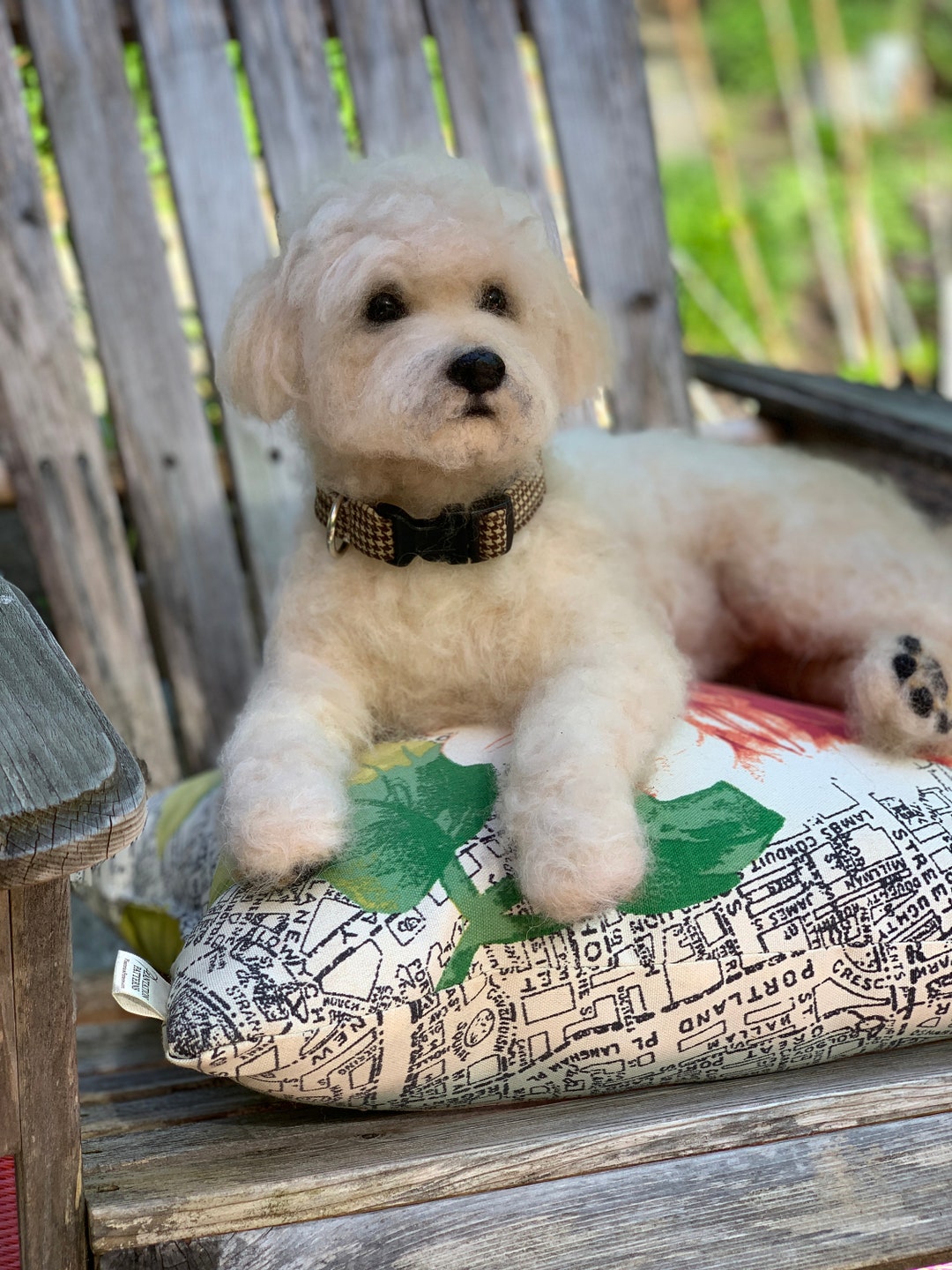 Life Size Small Breed Dog Replica/wool Sculpture - Etsy