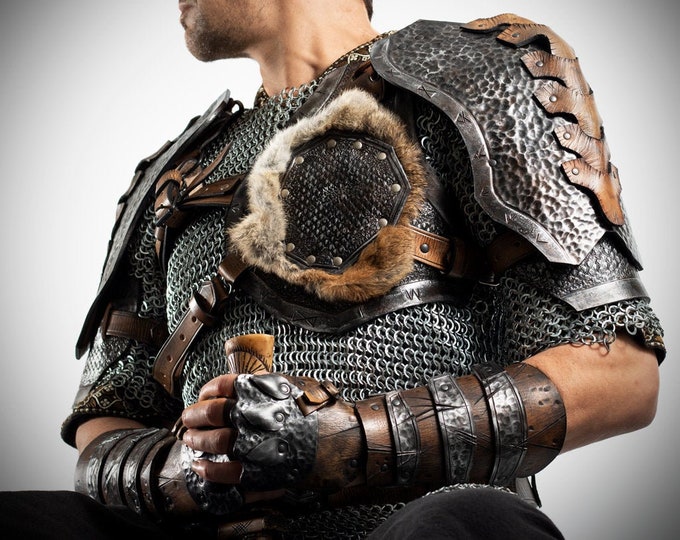 Set Medieval Armor, Leather Viking, Medieval Wedding Viking, Viking ...