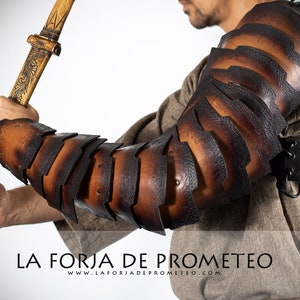 Roman Manica Arm Bracer Leather Bracer Leather Armor Armor | Etsy