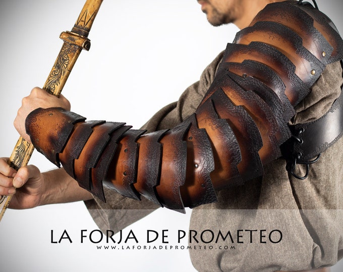 Roman Manica, Arm Bracer, Leather Bracer, Leather Armor, Armor Bracer ...