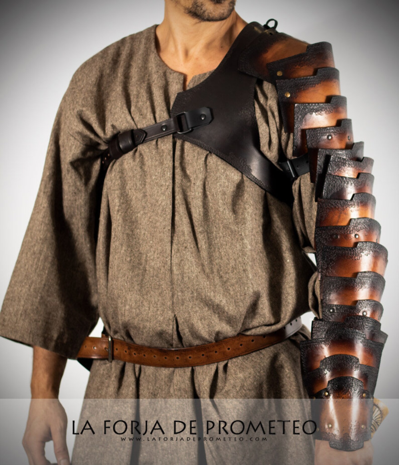 Roman Manica Arm Bracer Leather Bracer Leather Armor Armor | Etsy