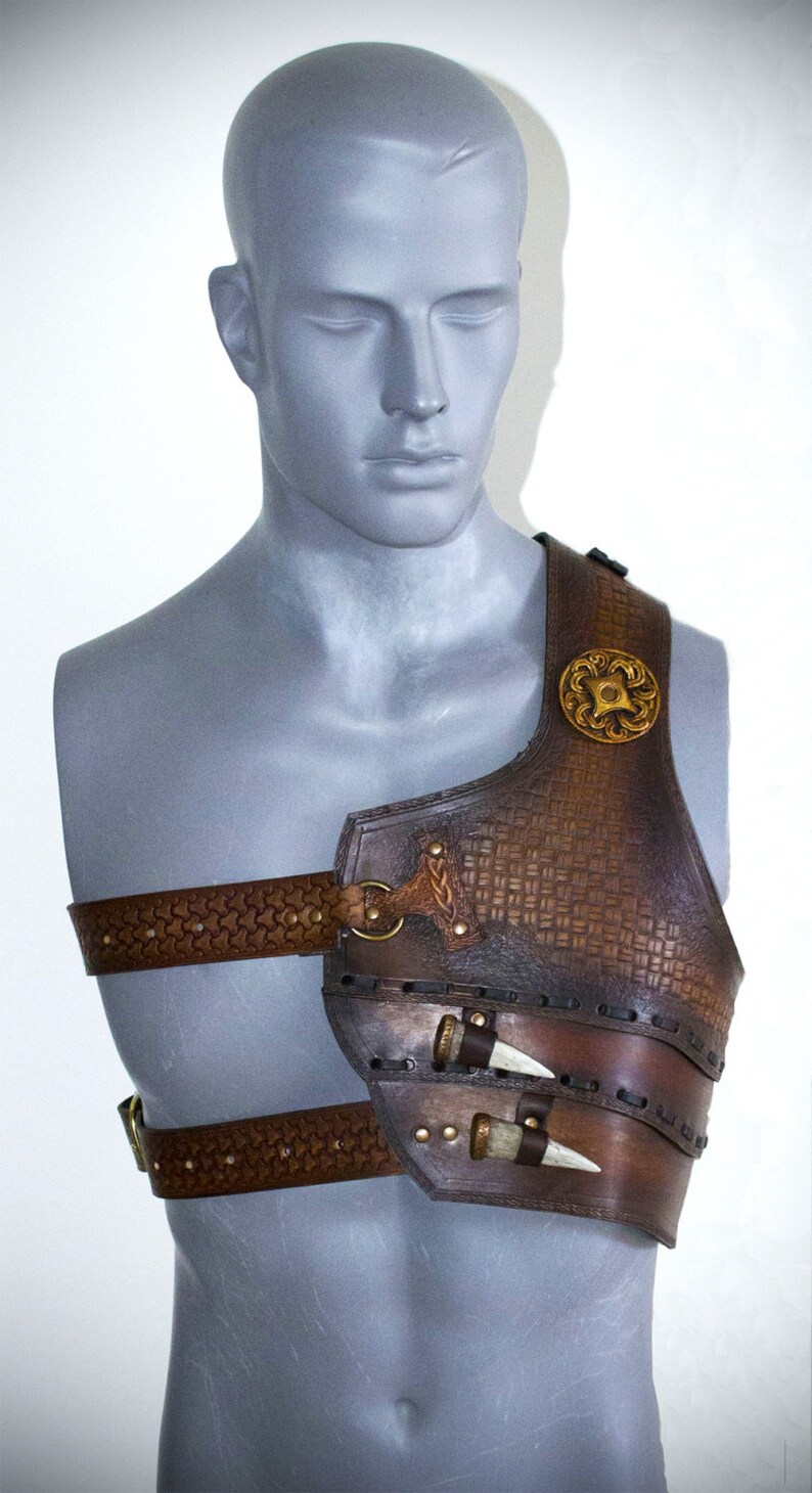 Leather harness Viking Viking Leather Armor Leather Armor | Etsy