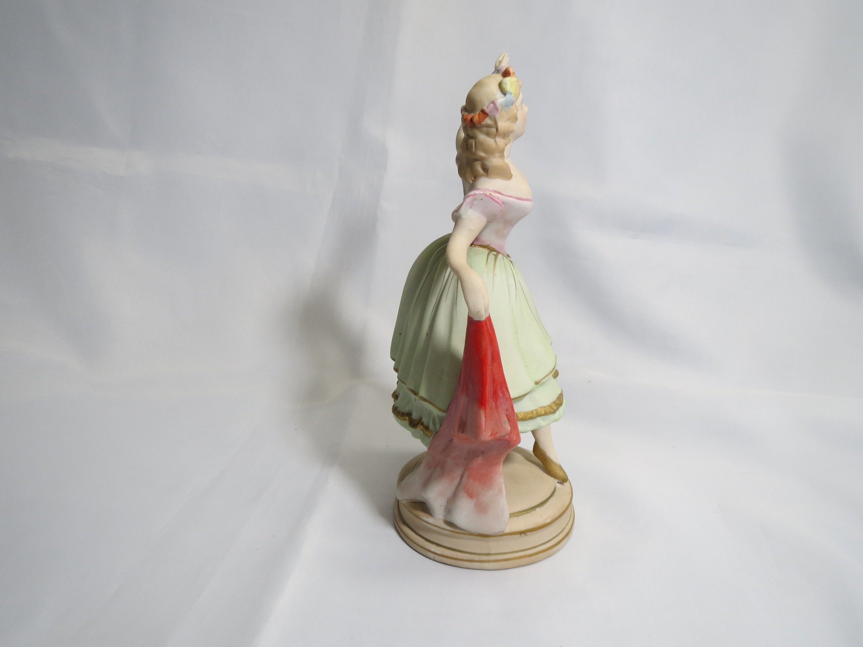 Vintage Bisque Porcelain Ballerina OKADA CHINA Made in Japan Figurine 7 ...
