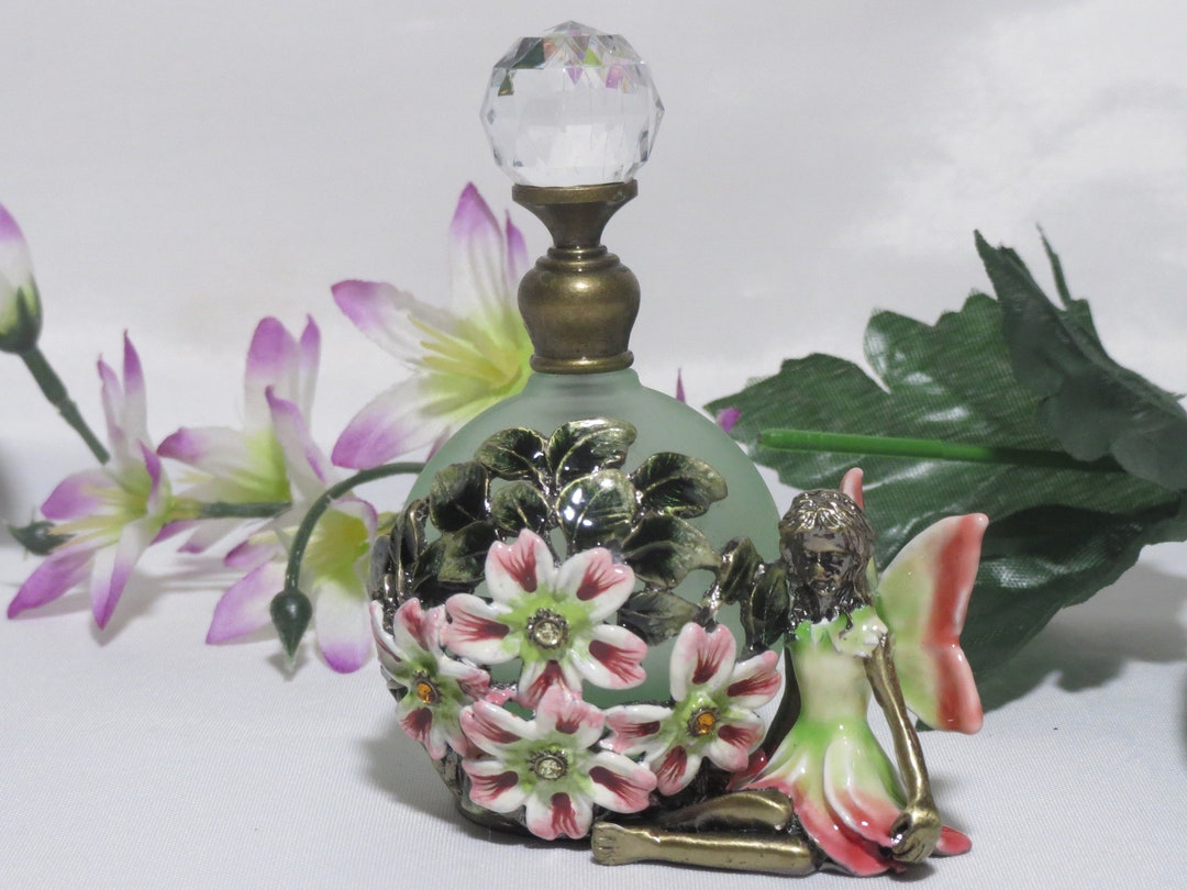 Vintage Decorative Fairy Perfume Bottle - Etsy