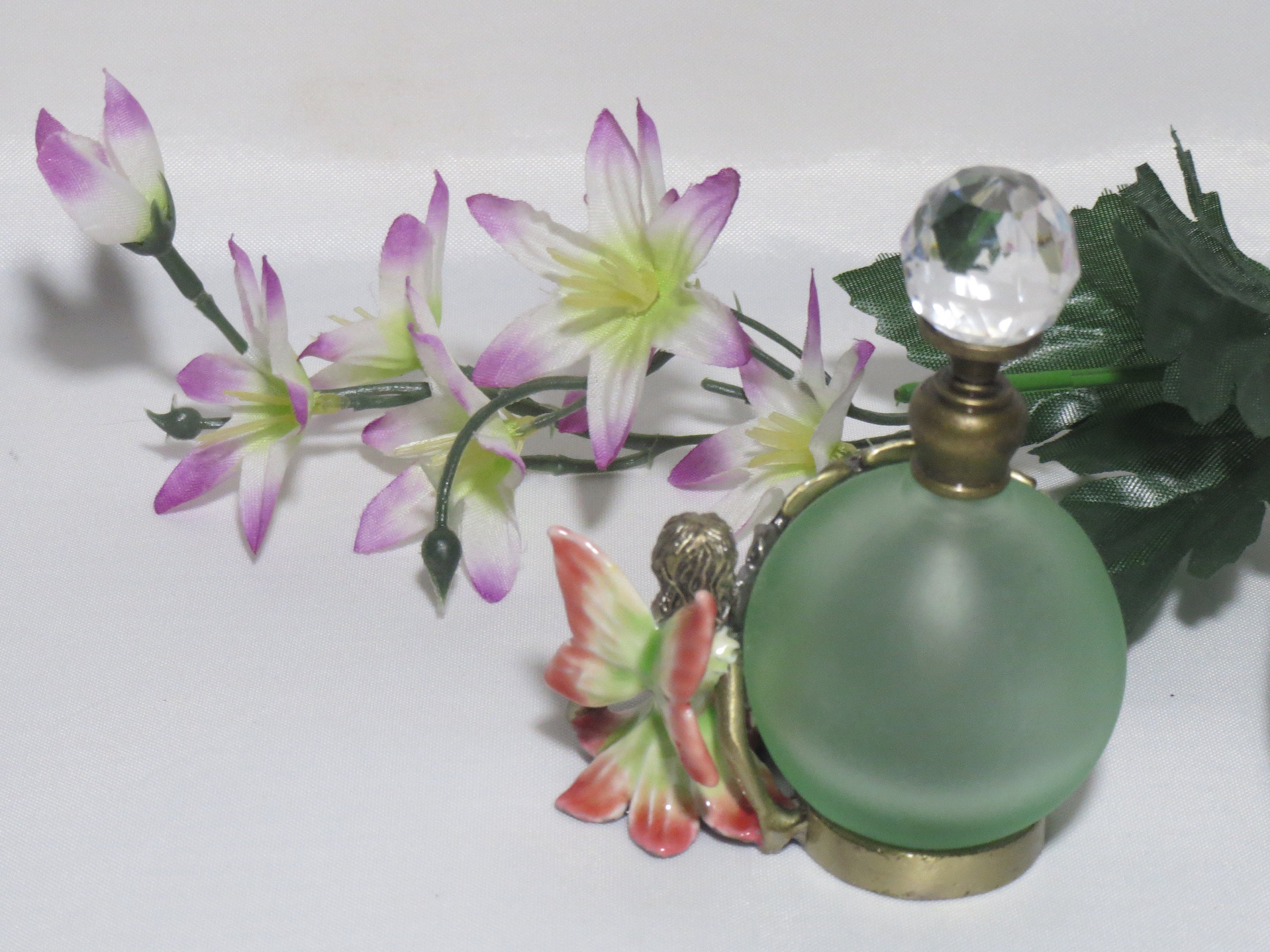 Vintage Decorative Fairy Perfume Bottle - Etsy