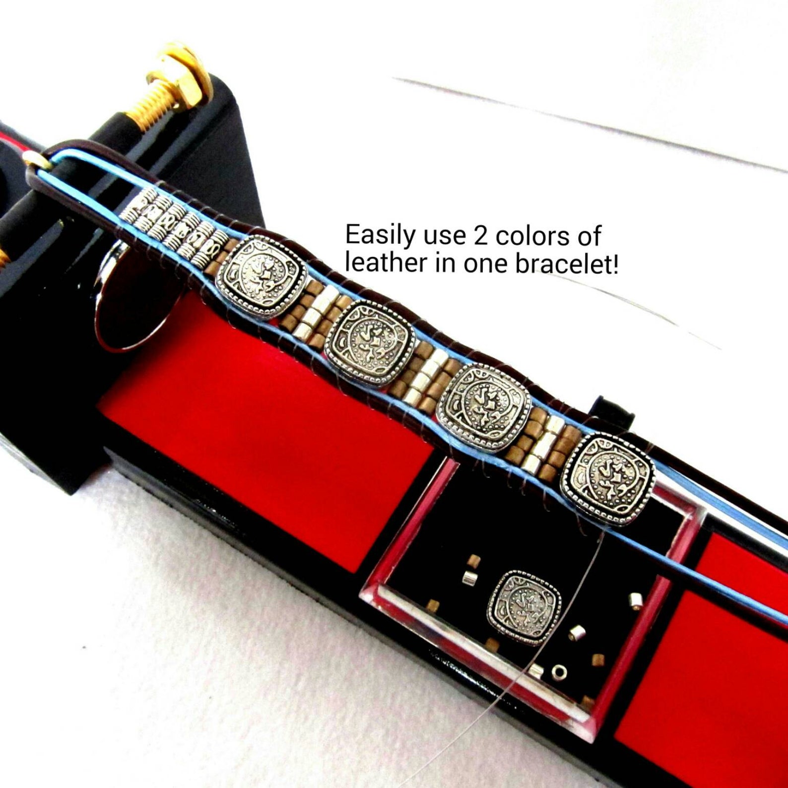 DIY Jewelry Making Tool Deluxe Loom For Leather Bead Wrap Etsy diy-jewelry-making-tool-deluxe-loom-for-leather-bead-wrap-etsy