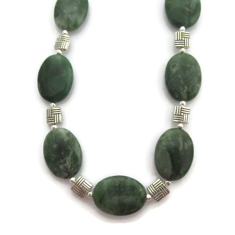 Green Necklace - Etsy