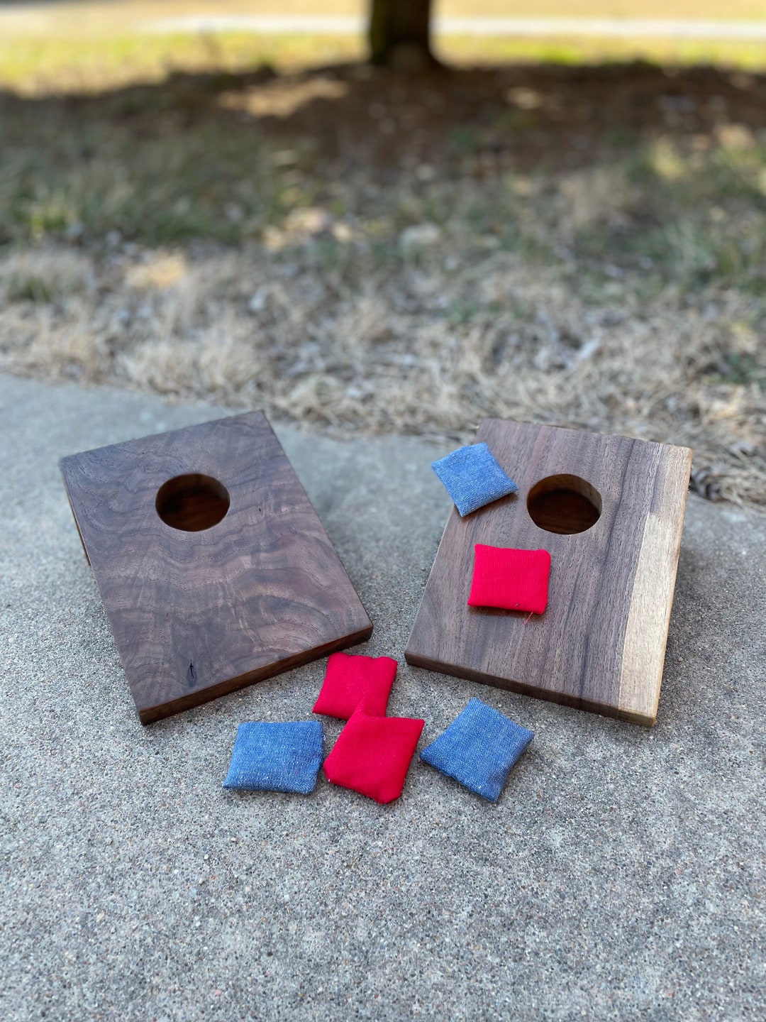 Beautiful Miniature Table Top Corn Hole for Office Desk Breakroom Game ...