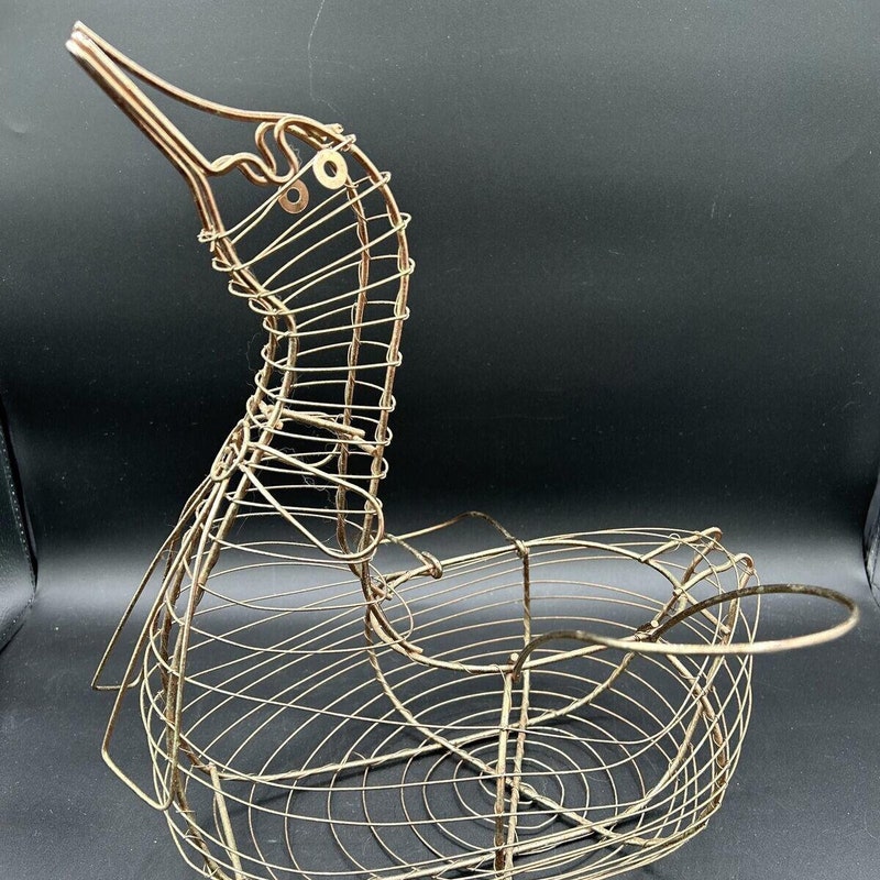 Wire Egg Basket - Etsy