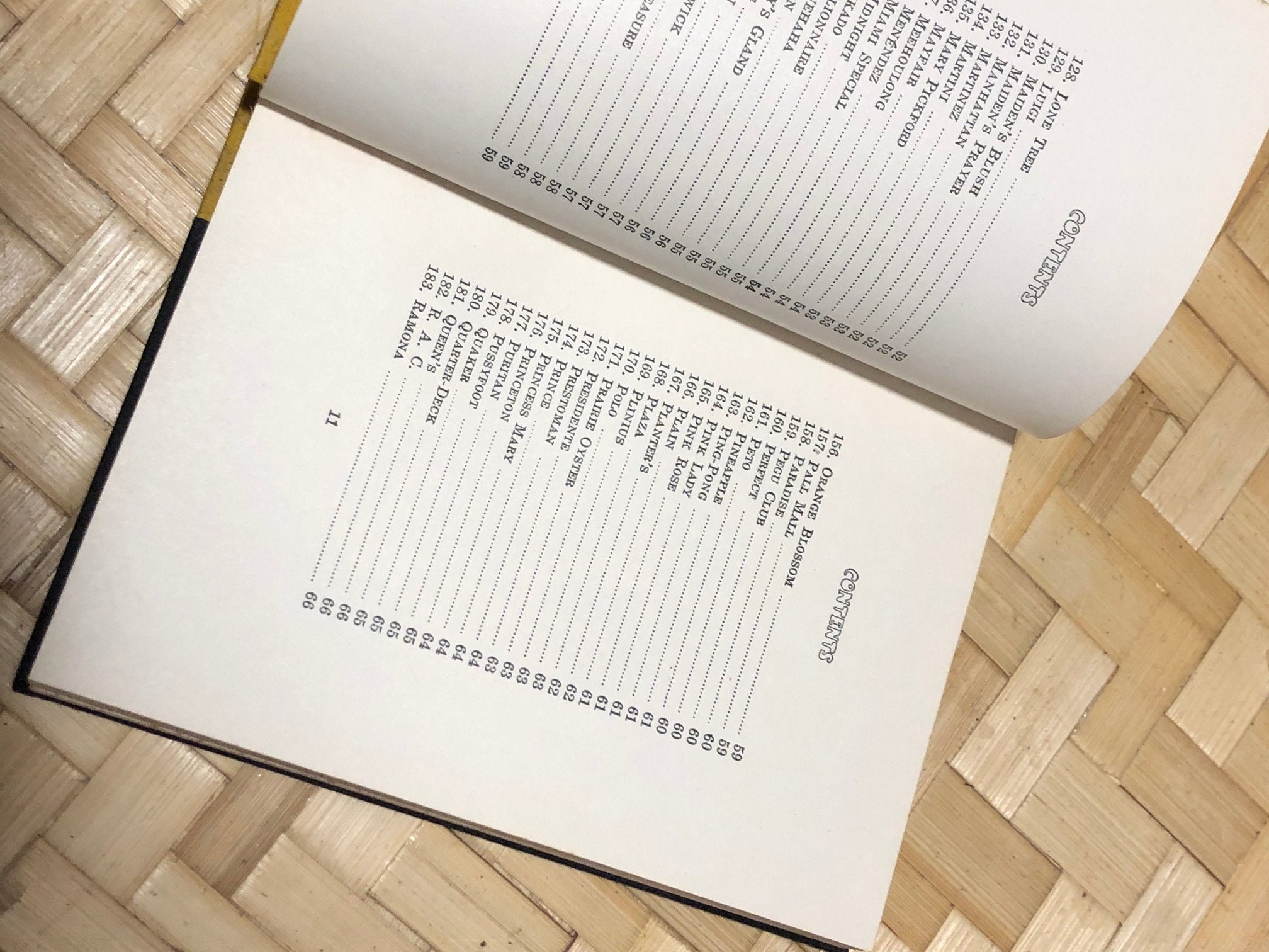 Cocktails by jimmy Late of Ciro's Book - Etsy