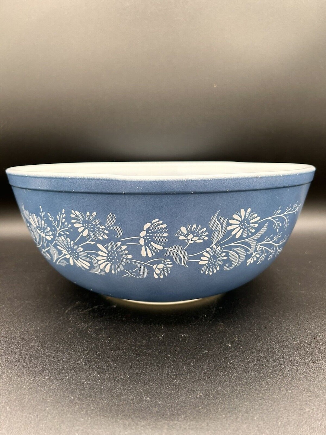 Vintage Pyrex Colonial Mist Blue White Daisy Flowers Mixing - Etsy