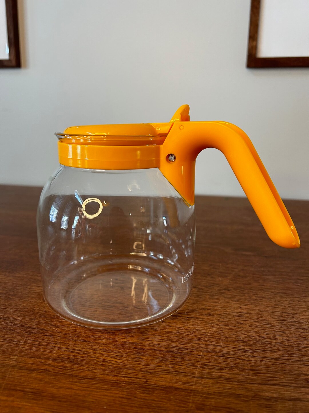 Bodum Vintage Coffee Carafe or Decanter With Yellow Handle/lid - Etsy