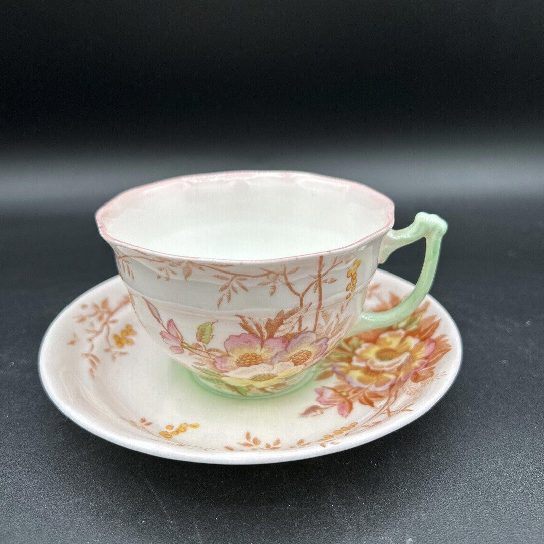 Teacup & Saucer, Old Royal Bone China Tea Cup ~ 2818 Flowers ~ England ...