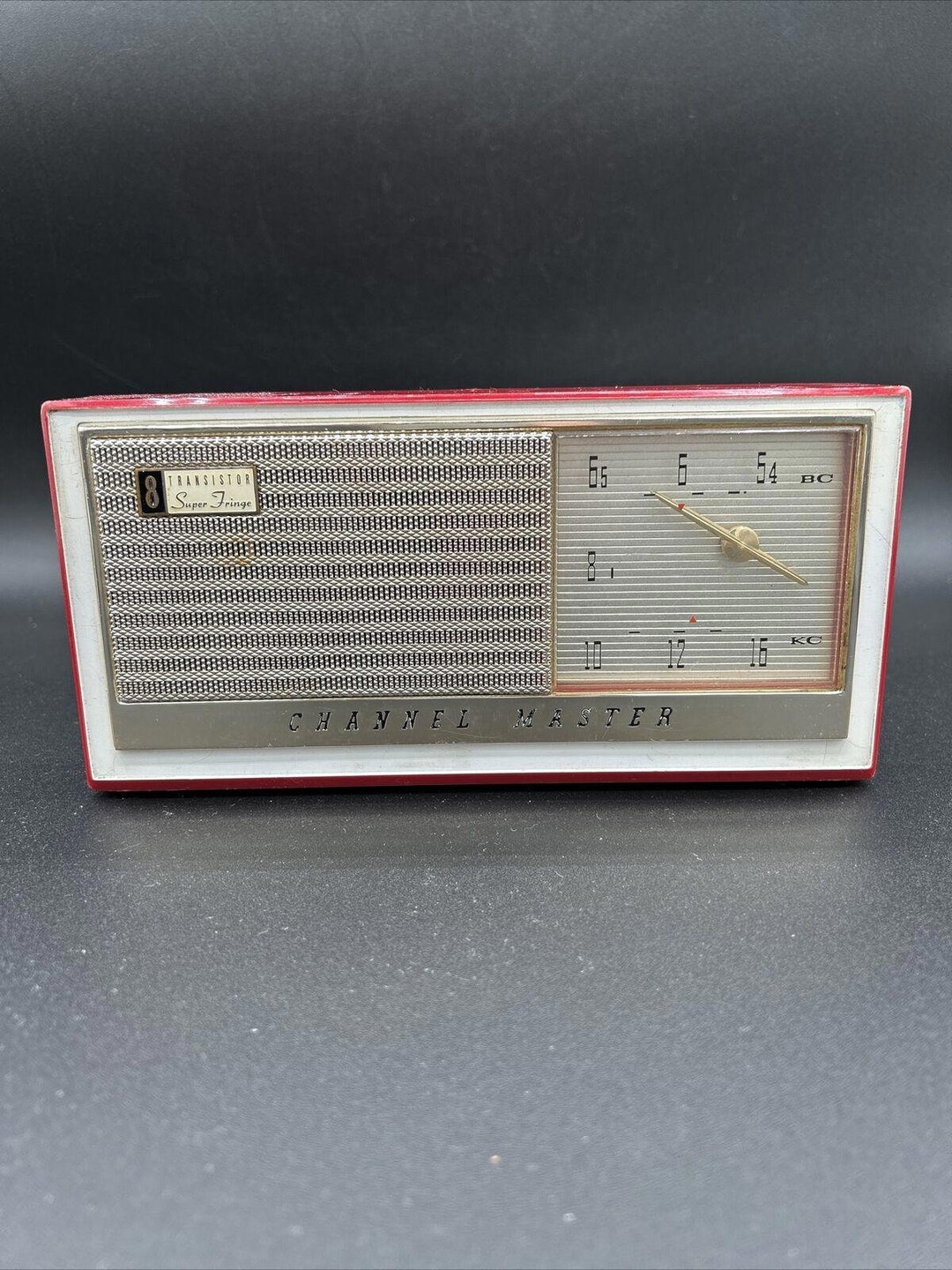 Vintage 8 Transistor Channel Master 6515A Super Fringe Portable Radio ...