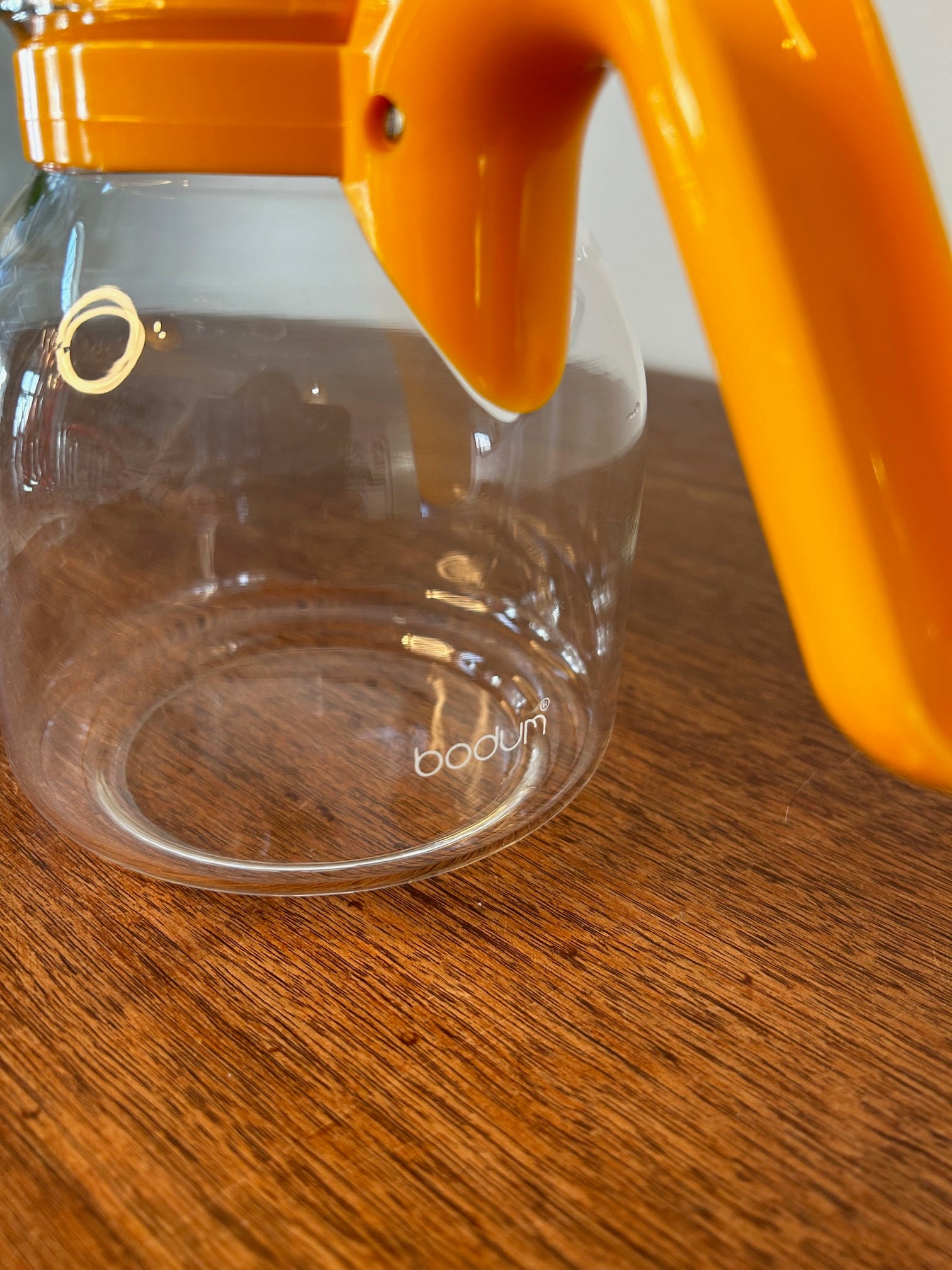 Bodum Vintage Coffee Carafe or Decanter With Yellow Handle/lid - Etsy