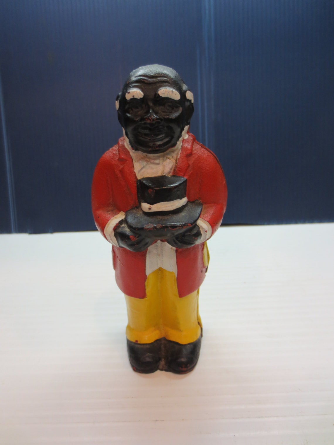 Antique Cast Iron Bank Black Man with Suit and Top Hat 5 | Etsy