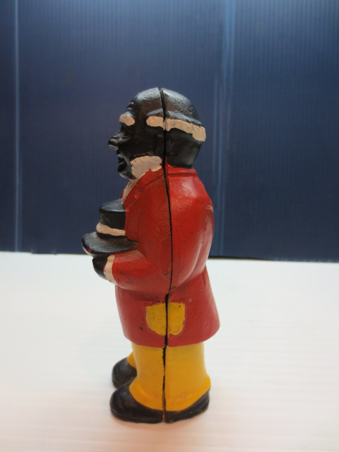 Antique Cast Iron Bank Black Man with Suit and Top Hat 5 | Etsy