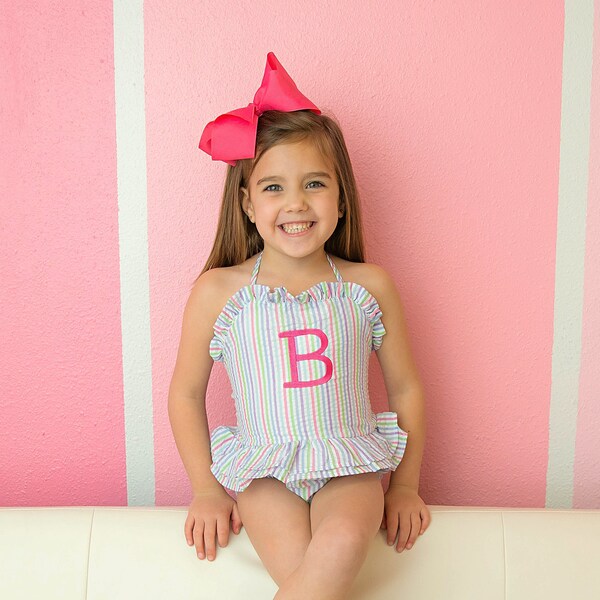 Ruffle Bathing Suit Etsy