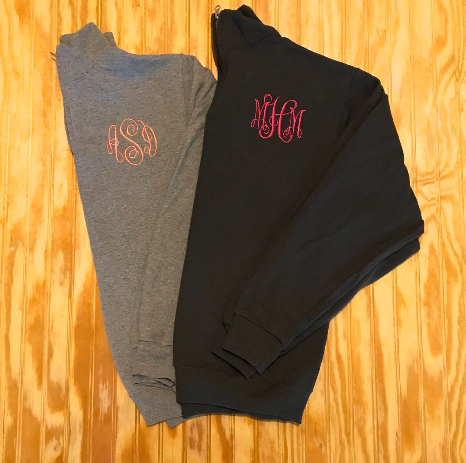 Monogram Pullover Monogrammed Pullover Monogram Quarter Zip - Etsy