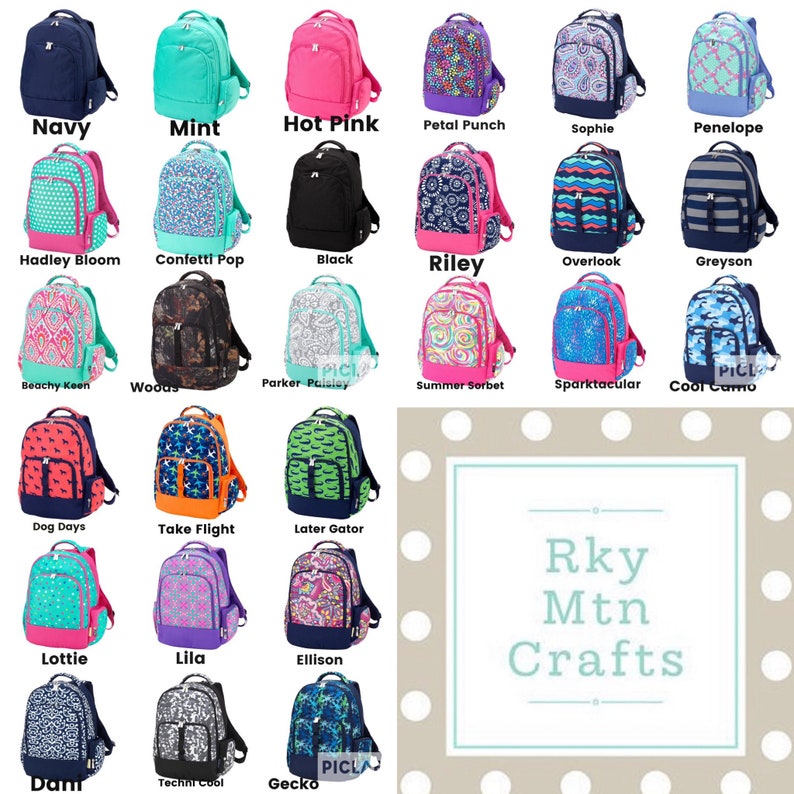 Monogram Lunchbox Personalized Lunchbox Back to School Lunch | Etsy