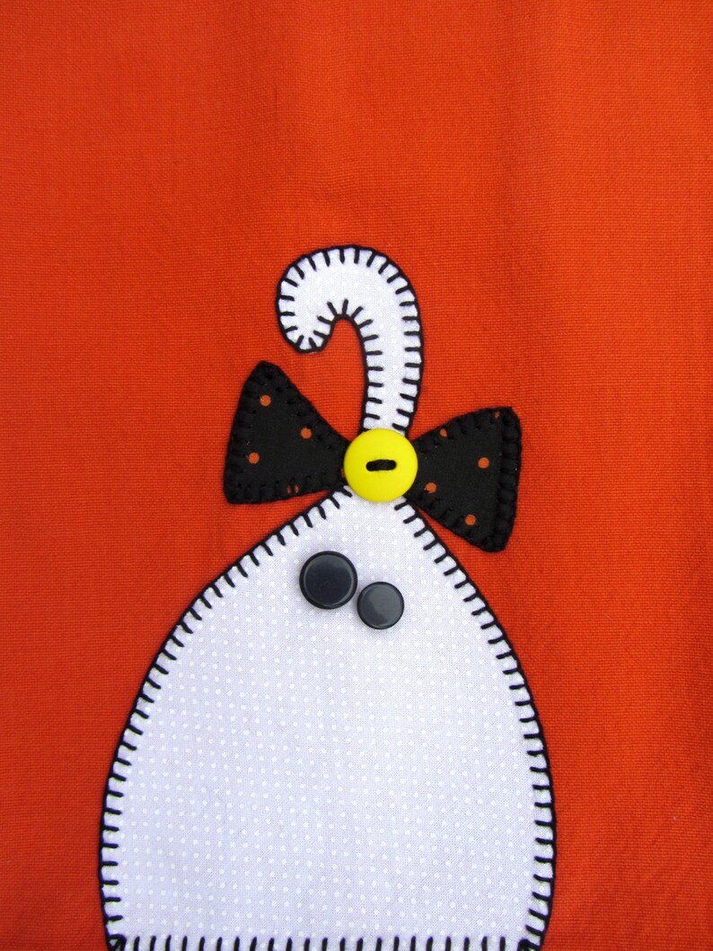 Halloween Ghost Applique Tea Towel Ghost Applique Tea Towel - Etsy