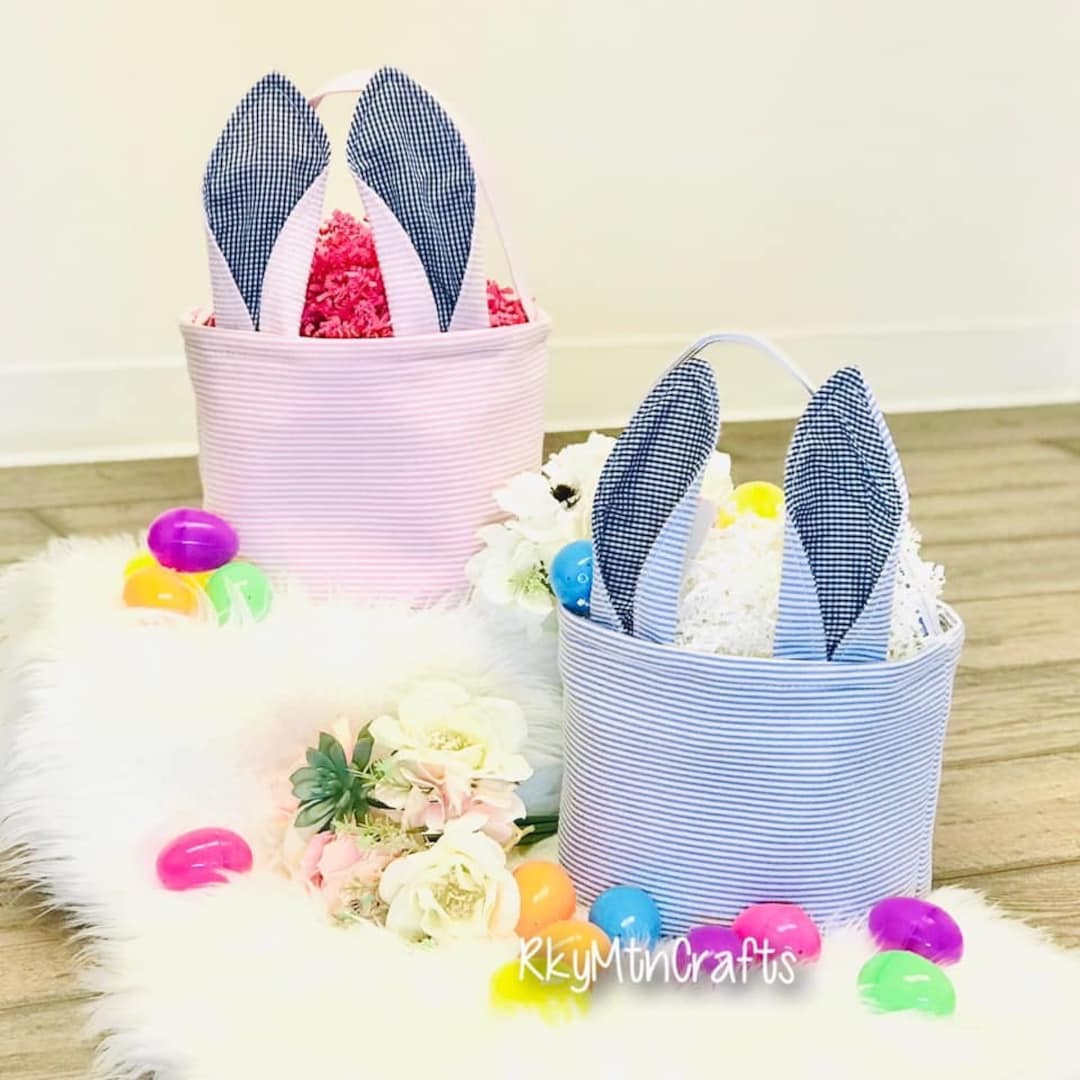 Monogram Easter Bucket, Monogram Easter Baskets, Monogram Easter Bag, Easter Baskets ...