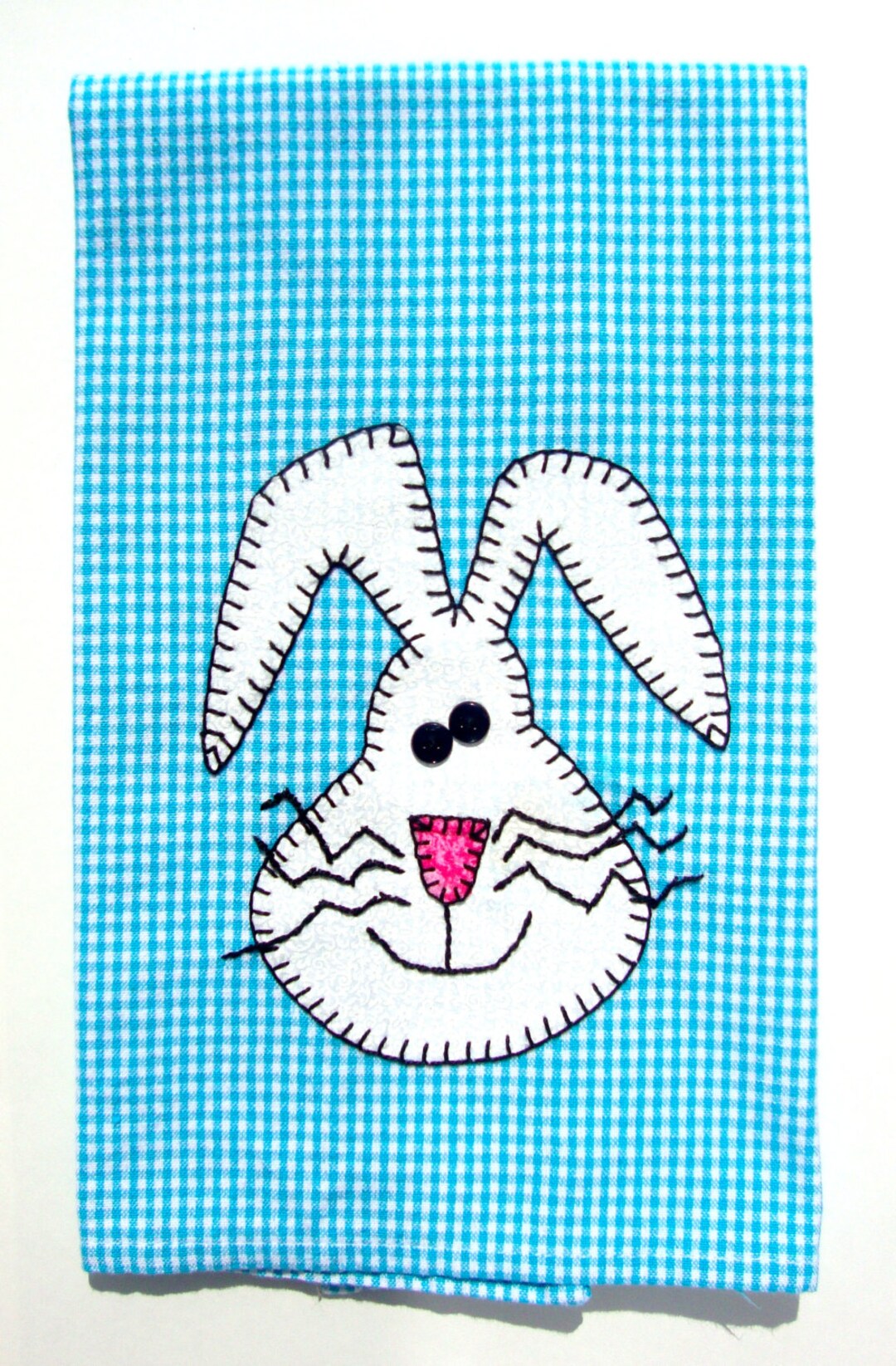 Easter Applique Kitchen Towel, Easter Applique Tea Towel, Easter Towel ...