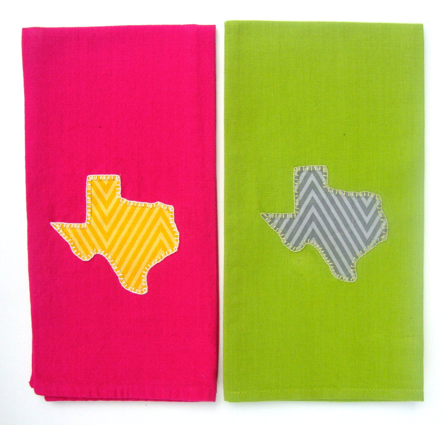 State Texas Applique Kitchen Towel Dish Towel Tea Towel | Etsy