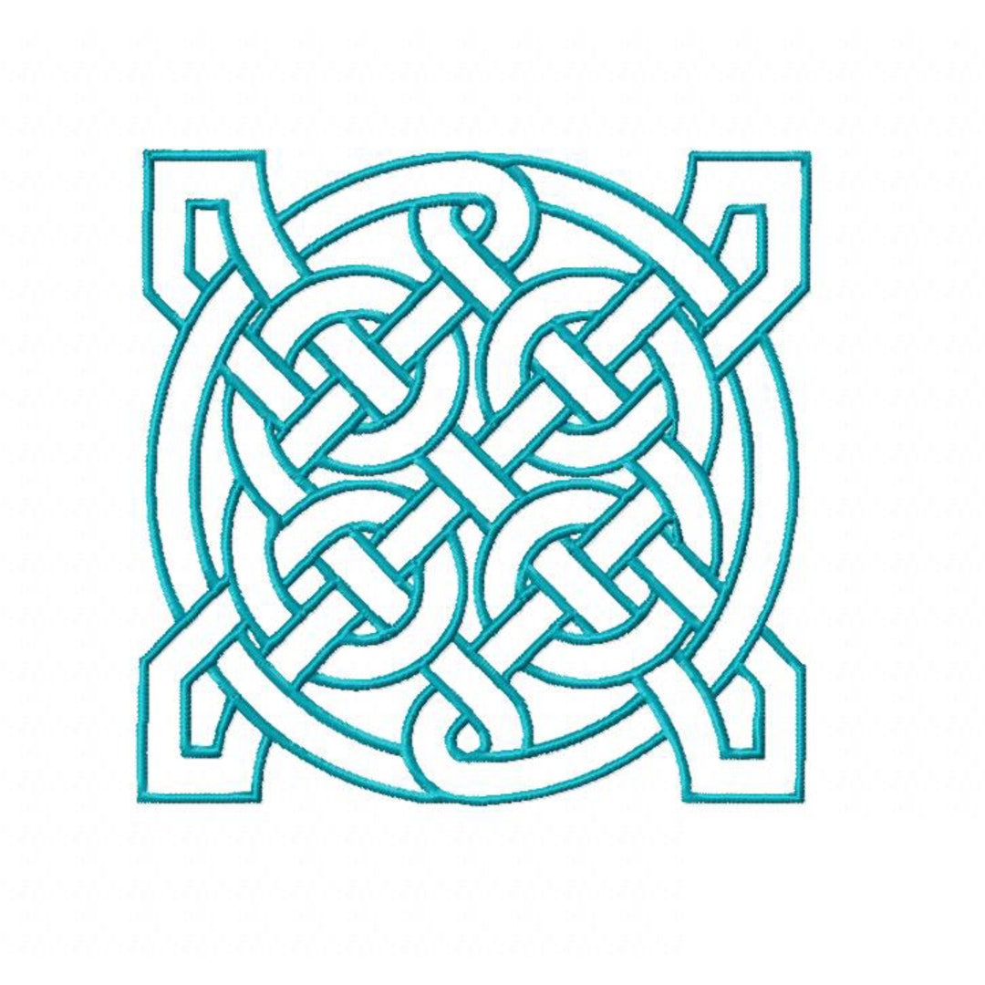 Celtic Knot 1 - Machine Embroidery Design in 3 Sizes - Etsy